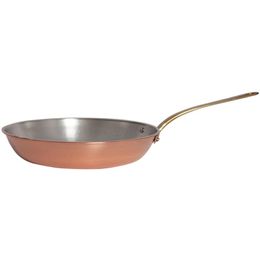 Pinti Inox PINTINOX Bratpfanne &raquo;Rame&laquo; Kupfer mit Stielgriff, Nicht Induktionsf&auml;hig braun &Oslash; 22cm + H&ouml;he 4,5cm