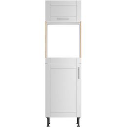 Optifit Backofen/K&uuml;hlumbauschrank &raquo;Ahus&laquo; Breite 60 cm grau wildeiche Nachbildung, B/H/T: 60cm x 211,8cm x 58,4cm, T&uuml;ren: 1 Stk.