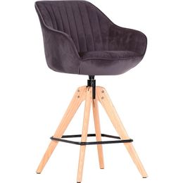 GUTMANN FACTORY Barhocker &raquo;Trivia&laquo; drehbar grau B/H/T: 55cm x 96cm x 56cm