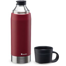 Aladdin Thermoflasche &raquo;CitzPark Thermavac&laquo; Edelstahl, 1.1 Liter rot Edelstahl, Polypropylen (PP) 1.100ml