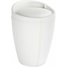 Wenko Hocker wei&szlig; B/H/T: 36cm x 50,5cm x 36cm