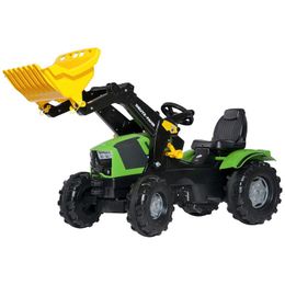 Rolly Toys Tretfahrzeug &raquo;Deutz-Fahr 5120&laquo; Kindertraktor mit Lader gr&uuml;n Einheitsgr&ouml;&szlig;e Tretfahrzeug
