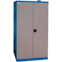 G&uuml;de Garten-Ger&auml;teschrank &raquo;UMWELTSCHRANK TYP III&laquo; B/T/H: 92x38x200 cm, matt grau Stahl Einheitsgr&ouml;&szlig;e