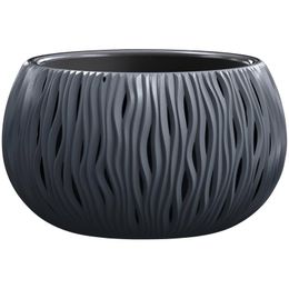 Prosperplast Pflanzk&uuml;bel &raquo;Sandy Bowl&laquo; &Oslash;xH: 37x21 cm grau Kunststoff &Oslash; 37cm