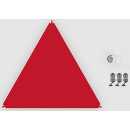 BENT Sonnensegel &raquo;Zip-Protect Canvas Single&laquo; rot B/T: 250cm x 250cm Sonnensegel