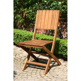 siena GARDEN Gartensessel &raquo;Falun&laquo; Akazienholz, klappbar beige Falun Klappstuhl, B/H/T: 46cm x 88cm x 57cm