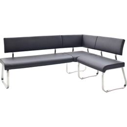 MCA furniture Eckbank &raquo;Arco&laquo; Eckbank frei im Raum stellbar, Breite 200 cm, belastbar bis 500 kg schwarz 100% Polyurethan