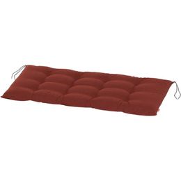 siena GARDEN Bankauflage &raquo;ATRIA, 120 cm&laquo; Dessin Uni, aus 100% recyceltem Polyester, in verschiedenen Farben orange Polyester B/H/T: 48cm x 6cm x 120cm