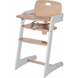 Roba Hochstuhl &raquo;Treppenhochstuhl, Kid Up, natur/wei&szlig;&laquo; () aus Holz bunt B/H/T: 45cm x 88cm x 55cm
