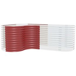 Vitavia Hochbeet &raquo;Erweiterung Curve 858&laquo; BxTxH: 80x80x86 cm, rubin rot B/H/T: 80cm x 85,8cm x 80cm