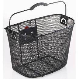 FISCHER BIKE FISCHER Fahrrad Fahrradkorb schwarz B/H/T: 25cm x 34cm Fahrradkorb