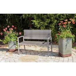 Garden Pleasure Gartenbank &raquo;Sanremo&laquo; grau Metall