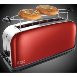 Russell Hobbs Toaster &raquo;Colours Plus+ Flame Red 21391-56&laquo; 1 langer Schlitz 1000 W rot Einheitsgr&ouml;&szlig;e Toaster