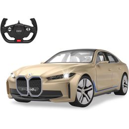 Jamara RC-Auto &raquo;BMW i4 Concept 1:14, goldfarben, 2,4 GHz&laquo; mit LED-Licht und Innenbeleuchtung; offiziell lizenziert gold Einheitsgr&ouml;&szlig;e RC-Auto