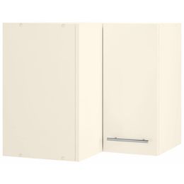 Wiho-K&uuml;chen wiho K&uuml;chen Eckh&auml;ngeschrank &raquo;Ela&laquo; mit Metallgriffen beige B/H/T: 60cm x 56,5cm x 35cm