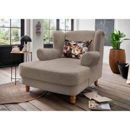 Home Affaire Loveseat &raquo;Tassilo&laquo; braun 100% Polyester