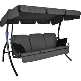 Angerer Hollywoodschaukel &raquo;Comfort Style&laquo; inkl. Auflagen und Zierkissen grau Obermaterial: 100% Polyacryl. F&uuml;llung: 100% Polyurethan Einheitsgr&ouml;&szlig;e
