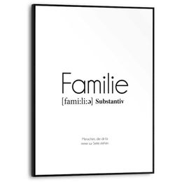Reinders Poster &raquo;Familie&laquo; schwarz MDF