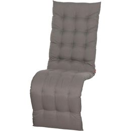 siena GARDEN Liegenauflage &raquo;ATRIA Relaxauflage, 170 cm&laquo; Dessin Uni, aus 100% recyceltem Polyester, in verschiedenen Farben grau Polyester B/H/T: 48cm x 6cm x 170cm