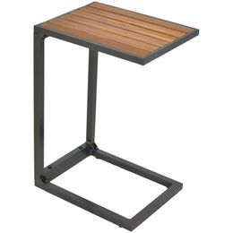 Merxx Beistelltisch &raquo;Cee&laquo; BxTxH: 41,5x32x61,5 cm grau B/H/T: 41,5cm x 61,5cm x 32cm