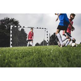 Hudora Fu&szlig;balltor &raquo;Stadion 160&laquo; BxLxH: 90x300x160 cm schwarz-wei&szlig; Aluminium, Kunstfaser B/H/L: 90cm x 160cm x 300cm, 1 Stk. Aluminium Kunstfaser