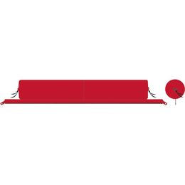 BENT Nackenrolle &raquo;XL Lounger Plain&laquo; rot Polyester B/H/L: 180cm