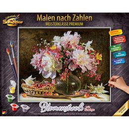 Schipper Malen nach Zahlen &raquo;Meisterklasse Premium - Blumenstrau&szlig; mit Kirschen&laquo; Made in Germany bunt Einheitsgr&ouml;&szlig;e