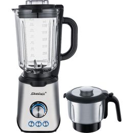 Steba Standmixer &raquo;MX 4 PLUS&laquo; 1200 W mit Zerkleinerer schwarz Einheitsgr&ouml;&szlig;e Standmixer