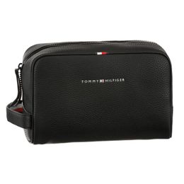 Tommy Hilfiger Unisex Kosmetiktasche &raquo;ESSENTIAL PU WASHBAG&laquo; in schlichter Optik schwarz