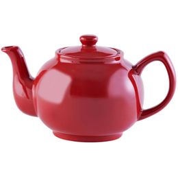 Price & Kensington PRICE & KENSINGTON Teekanne &raquo;Betty&laquo; 1,1 l Steingut, matt, 6 Tassen rot Steingut 1,1 l