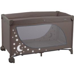 BABYGO Baby-Reisebett &raquo;Moonstars, beige&laquo; beige Liegefl&auml;che B/L: 60cm x 120cm, kein H&auml;rtegrad Baby-Reisebett