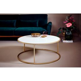 Jahnke Couchtisch &raquo;SOL COFFEE&laquo; wei&szlig; B/H/T: 89,5cm x 41cm x 89,5cm