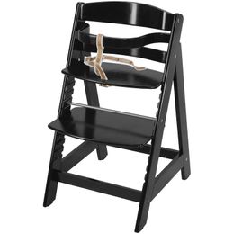 Roba Hochstuhl &raquo;Treppenhochstuhl Sit up III, schwarz&laquo; () aus Holz schwarz B/H/T: 45cm x 80cm x 54cm