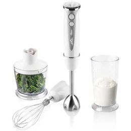 2THETA eta Stabmixer &raquo;Rizzo, ETA305790000&laquo; 400 W mit Zerkleinereraufsatz und Mixbecher, DC-Motor wei&szlig; Einheitsgr&ouml;&szlig;e Stabmixer