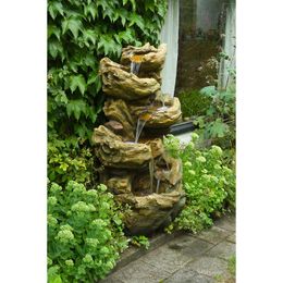 Ubbink Gartenbrunnen &raquo;Sedona&laquo; braun Polyresin 4 x 8 LED ́s