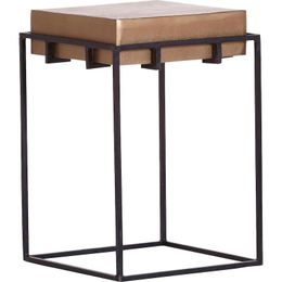 GUTMANN FACTORY Beistelltisch &raquo;Mix&Match&laquo; mit filigranem Metallgestell grau Einheitsgr&ouml;&szlig;e