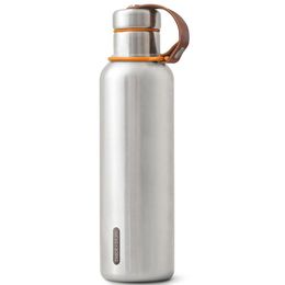 black+blum Isolierflasche &raquo;Insulated Bottle&laquo; Edelstahl, Tragschlaufe aus Kunstleder, 500 ml orange Edelstahl 750ml