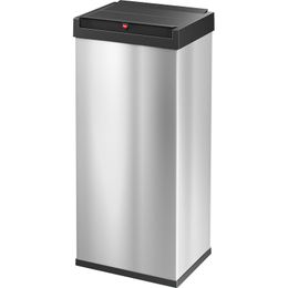 Hailo M&uuml;lleimer &raquo;Big-Box Swing XL&laquo; 1 Beh&auml;lter 52 l, Stahlblech o. Edelstahl, mit selbstschlie&szlig;endem Schwingdeckel schwarz Metall B/H/T: 33,9cm x 76,3cm x 