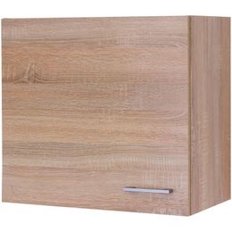 Flex-Well H&auml;ngeschrank &raquo;Samoa&laquo; (B x H x T) 60 x 54,8 x 32 cm braun Holzwerkstoff Sonoma Eiche, B/H/T: 60cm x 55cm x 32cm, T&uuml;ren: 1 Stk.