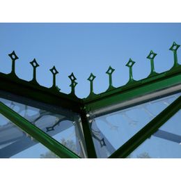 Vitavia Firstkrone f&uuml;r Gew&auml;chshaus &raquo;Sirius&laquo;, dunkelgr&uuml;n gr&uuml;n Kunststoff Einheitsgr&ouml;&szlig;e