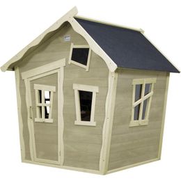 EXIT Spielhaus &raquo;Crooky 100&laquo; BxTxH: 163x145x169 cm beige Holz