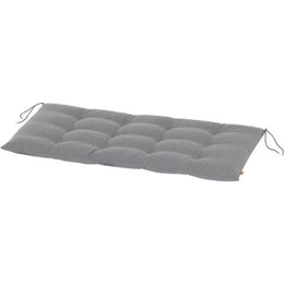 siena GARDEN Bankauflage &raquo;ATRIA, 120 cm&laquo; Dessin Uni, aus 100% recyceltem Polyester, in verschiedenen Farben silber Polyester B/H/T: 48cm x 6cm x 120cm