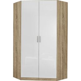 Rauch Eckkleiderschrank &raquo;Kleiderschrank Schrank Eckschrank Ankleide Garderobe CELLE&laquo; Schenkelma&szlig;: 117x117 cm, H&ouml;he 197/210 cm, optional mit Spiegel 