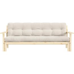 Karup Design Schlafsofa &raquo;Unwind&laquo; Mit Holzstruktur, inkl. Futonmatratze, Liegefl&auml;che 130x190 cm beige