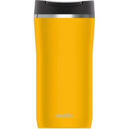 Aladdin Coffee-to-go-Becher &raquo;Barista Mocca&laquo; 2,5 Stunden hei&szlig; & 4,5 Stunden kalt, auslaufsicher, 350 ml gelb Edelstahl, Kunststoff &Oslash; 7cm x 17cm, 350ml