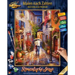 Schipper Malen nach Zahlen &raquo;Meisterklasse Premium - Romantische Gasse&laquo; Made in Germany bunt Einheitsgr&ouml;&szlig;e