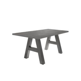 M&auml;usbacher Esstisch &raquo;Mister&laquo; mit Auszug (160-210 cm), Gestell in A-Form grau B/H/T: 160cm x 77cm x 90cm, Mittelauszugmit Einlegeplatte, Gestell: Graphitfarben