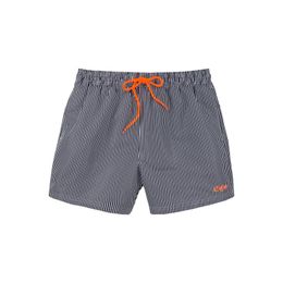 Buffalo Herren Badeshorts in feinem Streifenlook schwarz-wei&szlig; S (46/48), N-Gr