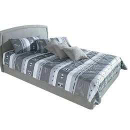 Westfalia Schlafkomfort Tagesdecke grau Polyester B/L: 175cm x 225cm