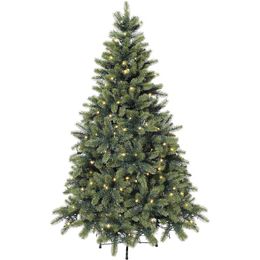 Creativ deco K&uuml;nstlicher Weihnachtsbaum &raquo;Weihnachtsdeko, k&uuml;nstlicher Christbaum, Tannenbaum&laquo; mit LED-Lichterkette gr&uuml;n Polyethylen H: 120cm bis